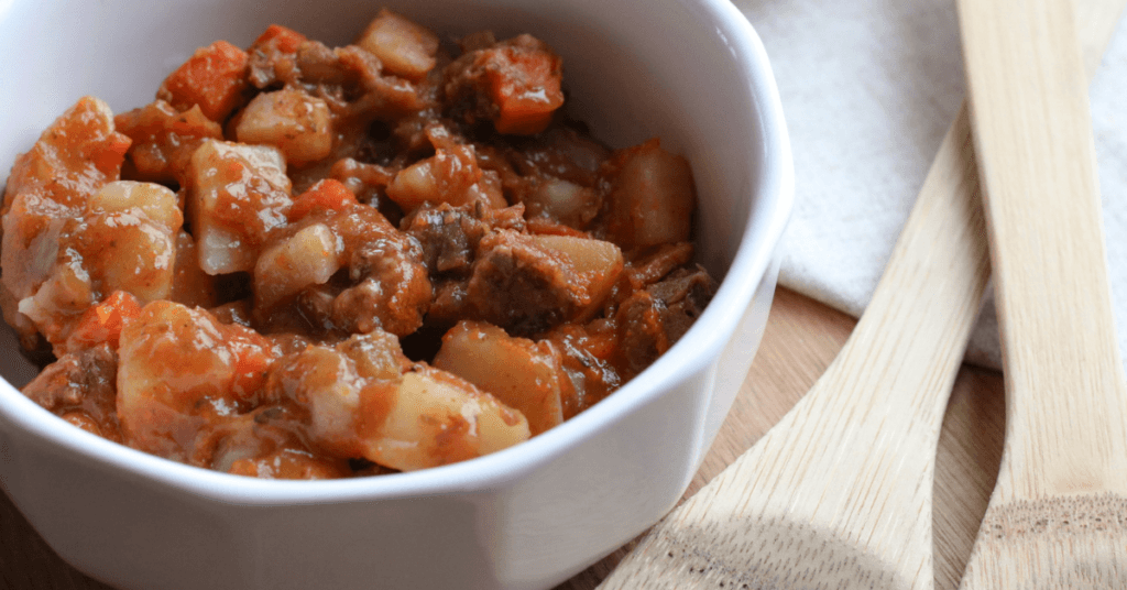 Beef Stew with Leftover Roast Beef - Linen and Logs